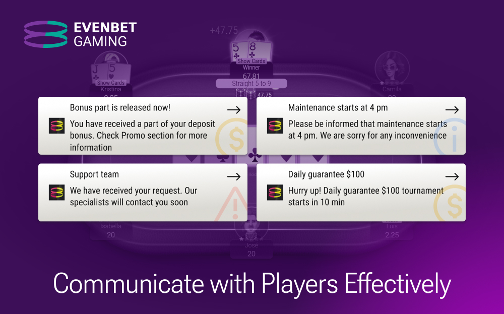 Internal Push: Better Player Communication | EvenBet Gaming